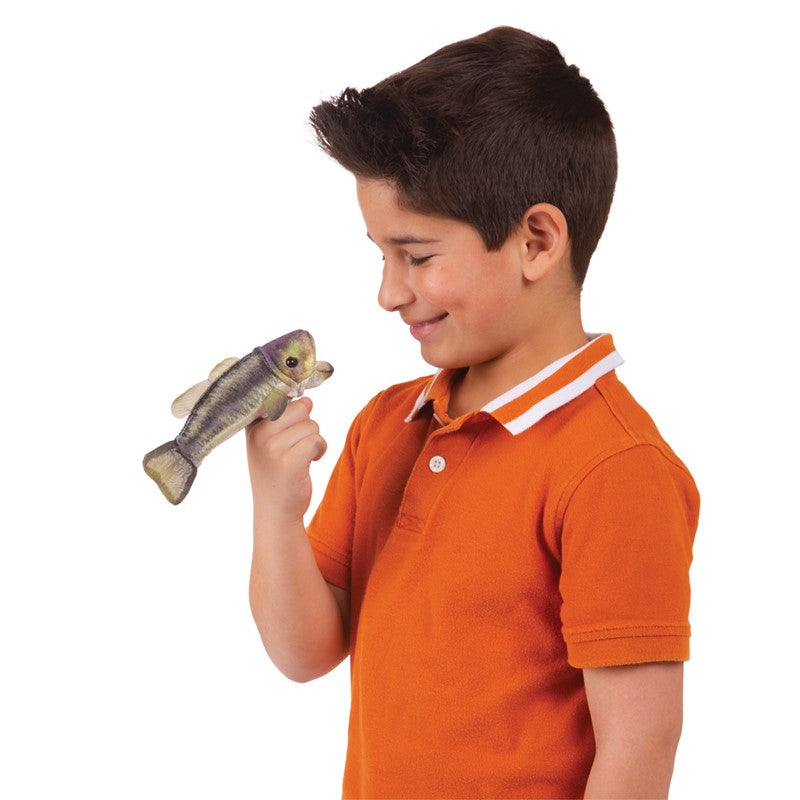 Mini Largemouth Bass Finger Puppet – Mother Goosebumps